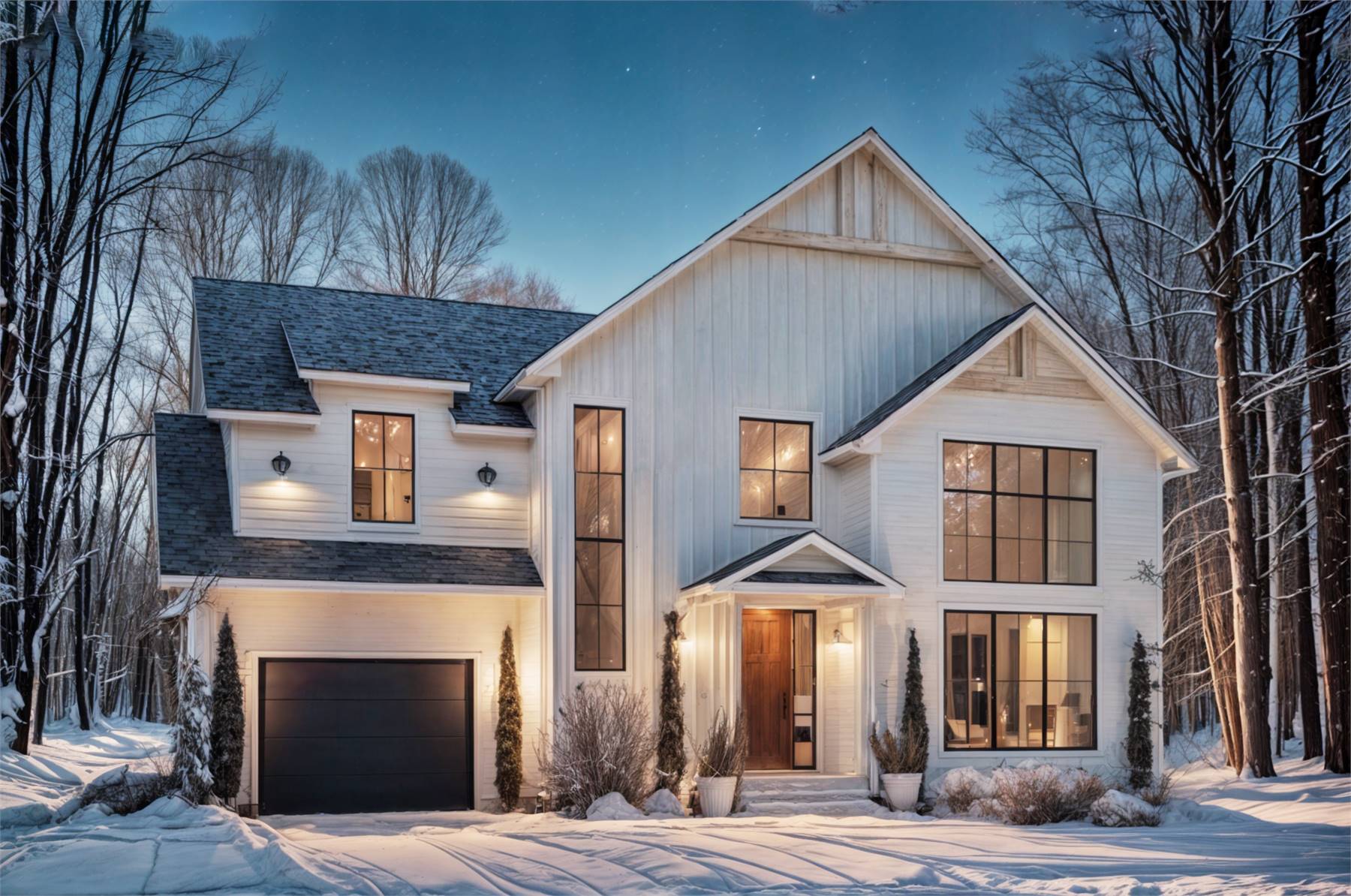 Building in the Snow: Tips for Winter Home Construction - DFD House ...