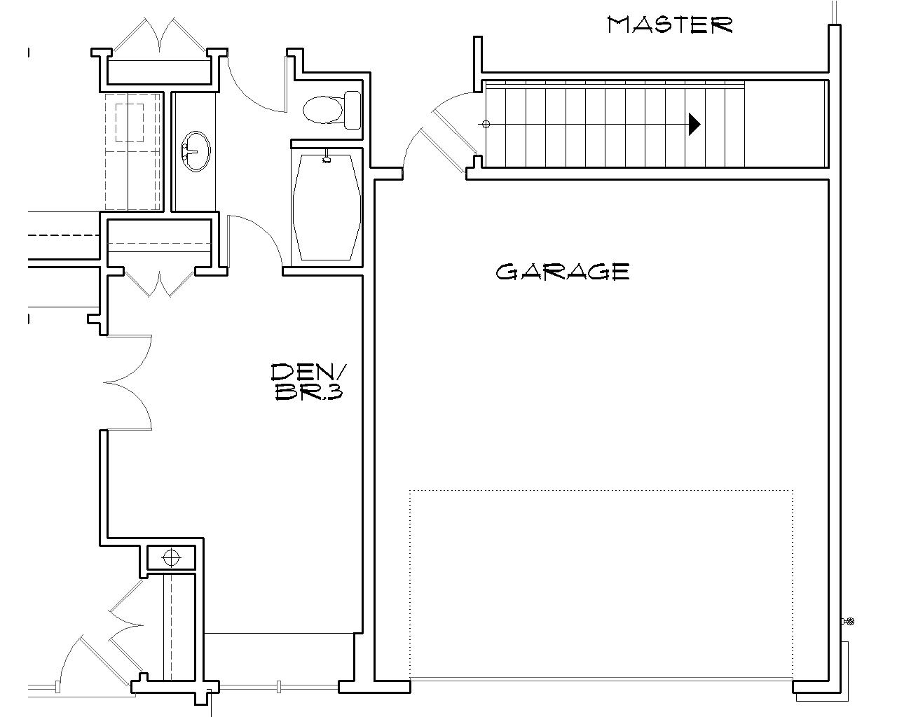 Up Stairs House Plans