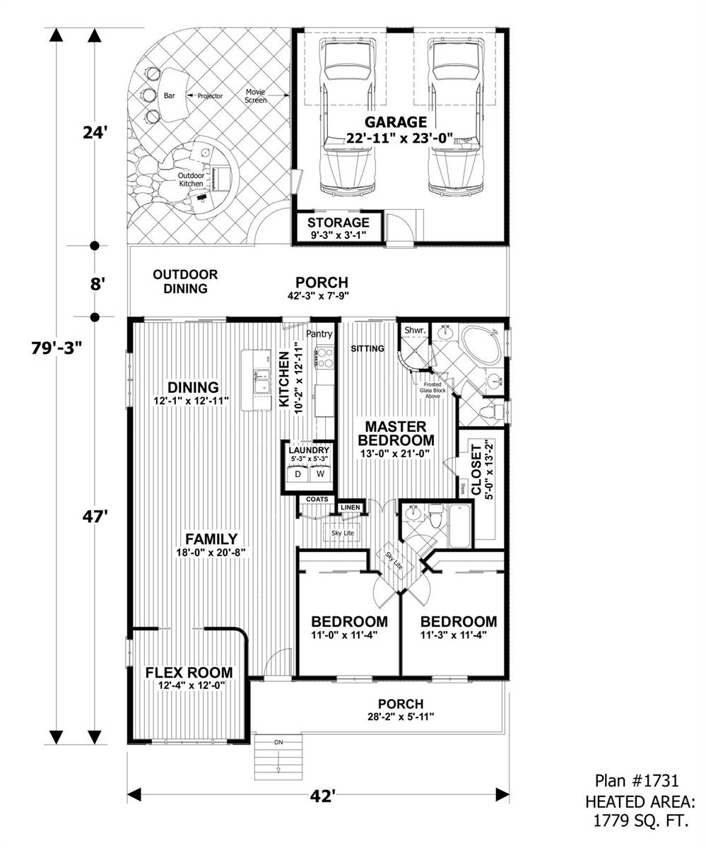 Tasteful Southern Style House Plan 9648: The Bayberry Cottage - Plan 9648