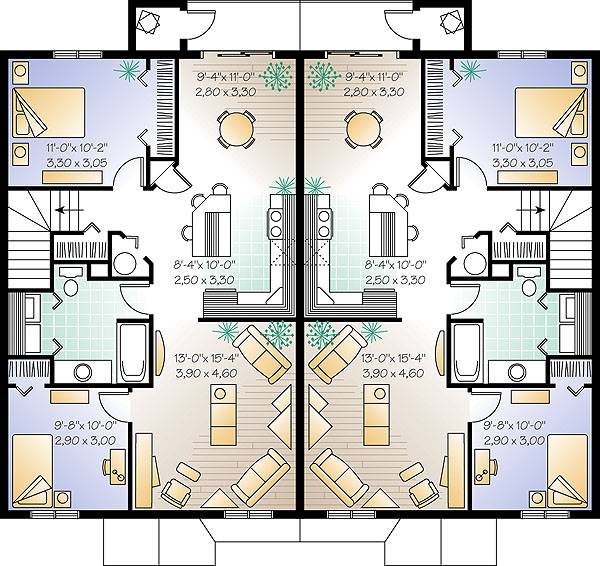 Multi-Family - Plan 1404