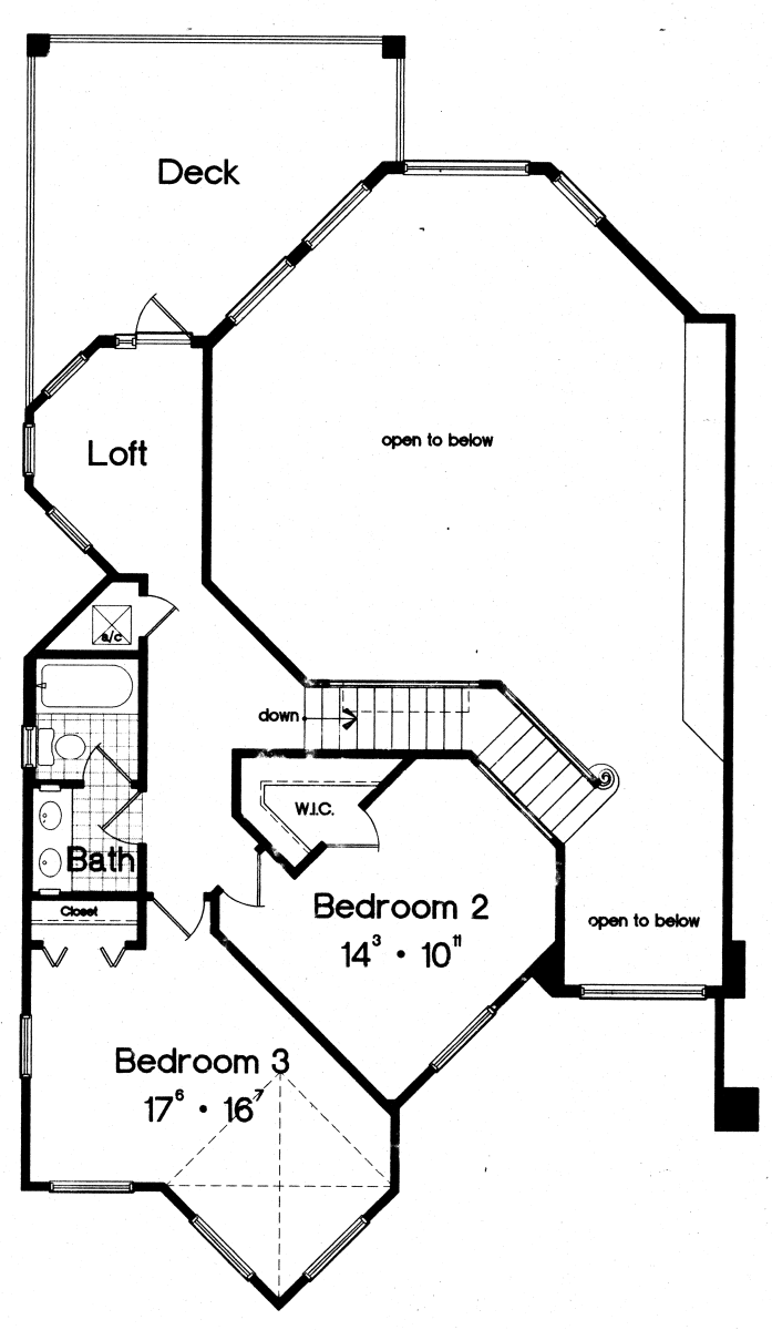 Contemporary House Plan with 3 Bedrooms and 2.5 Baths - Plan 4098